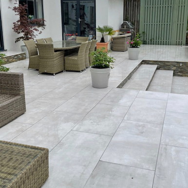 Porcelain Outdoor Paving Atlas Concorde Boost Expression Ice | Rock ...